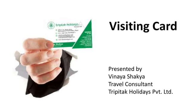 Visiting Card | PPTX