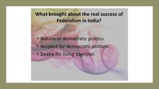 FEDERALISM | PPTX