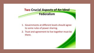 FEDERALISM | PPT