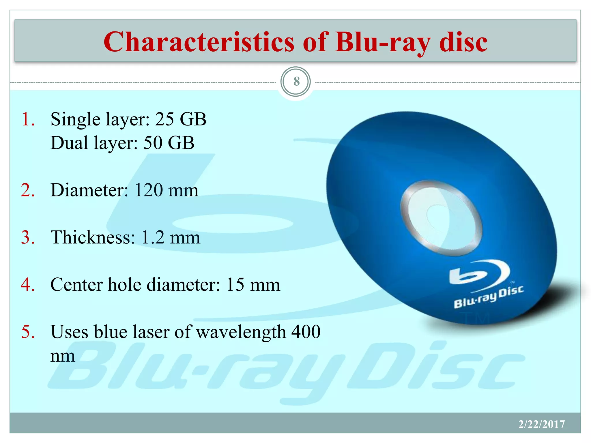 blu ray disc | PPTX
