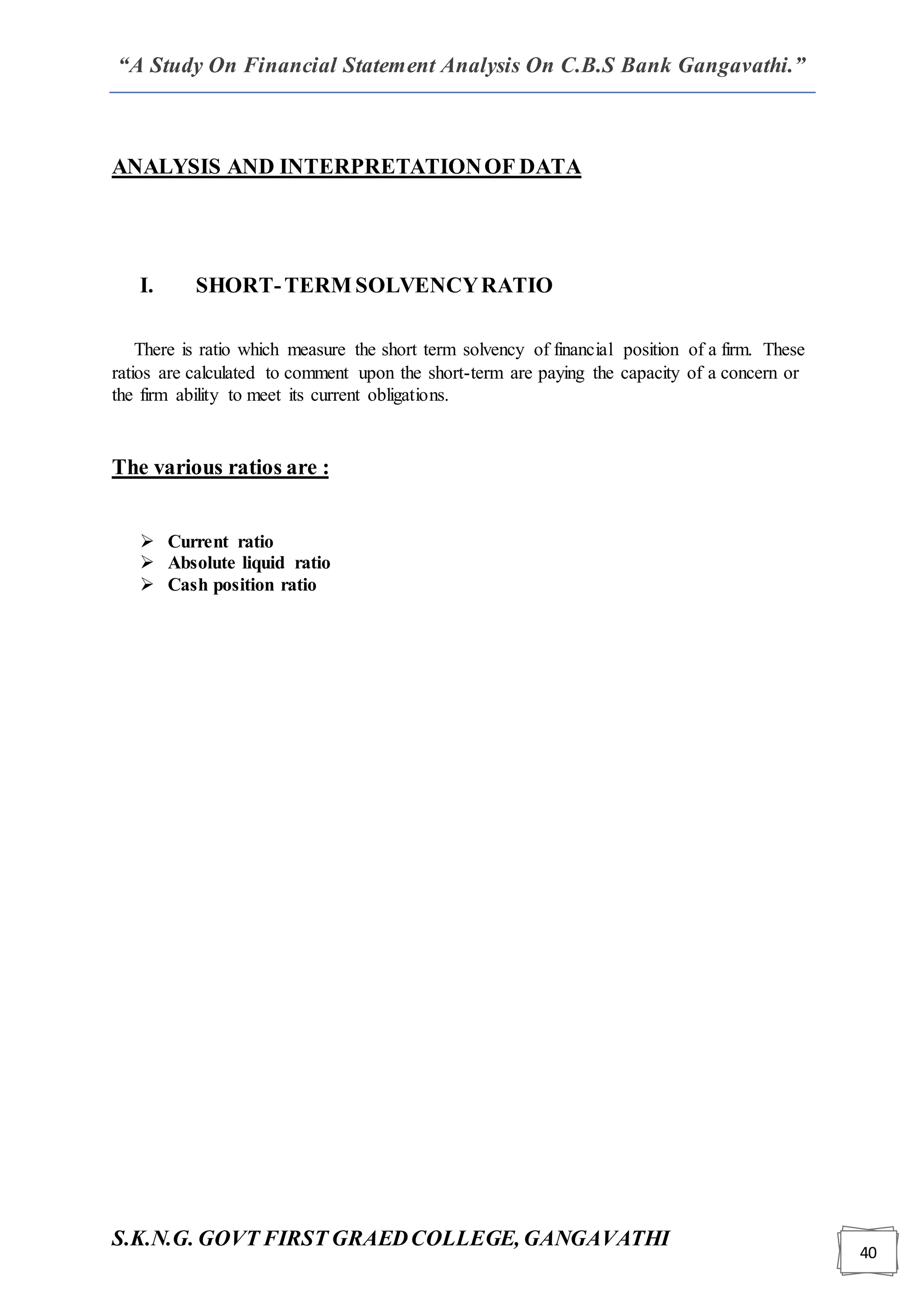FINANCIAL STATEMENT ANALYSIS PROJECT | DOCX | Business Accounting ...