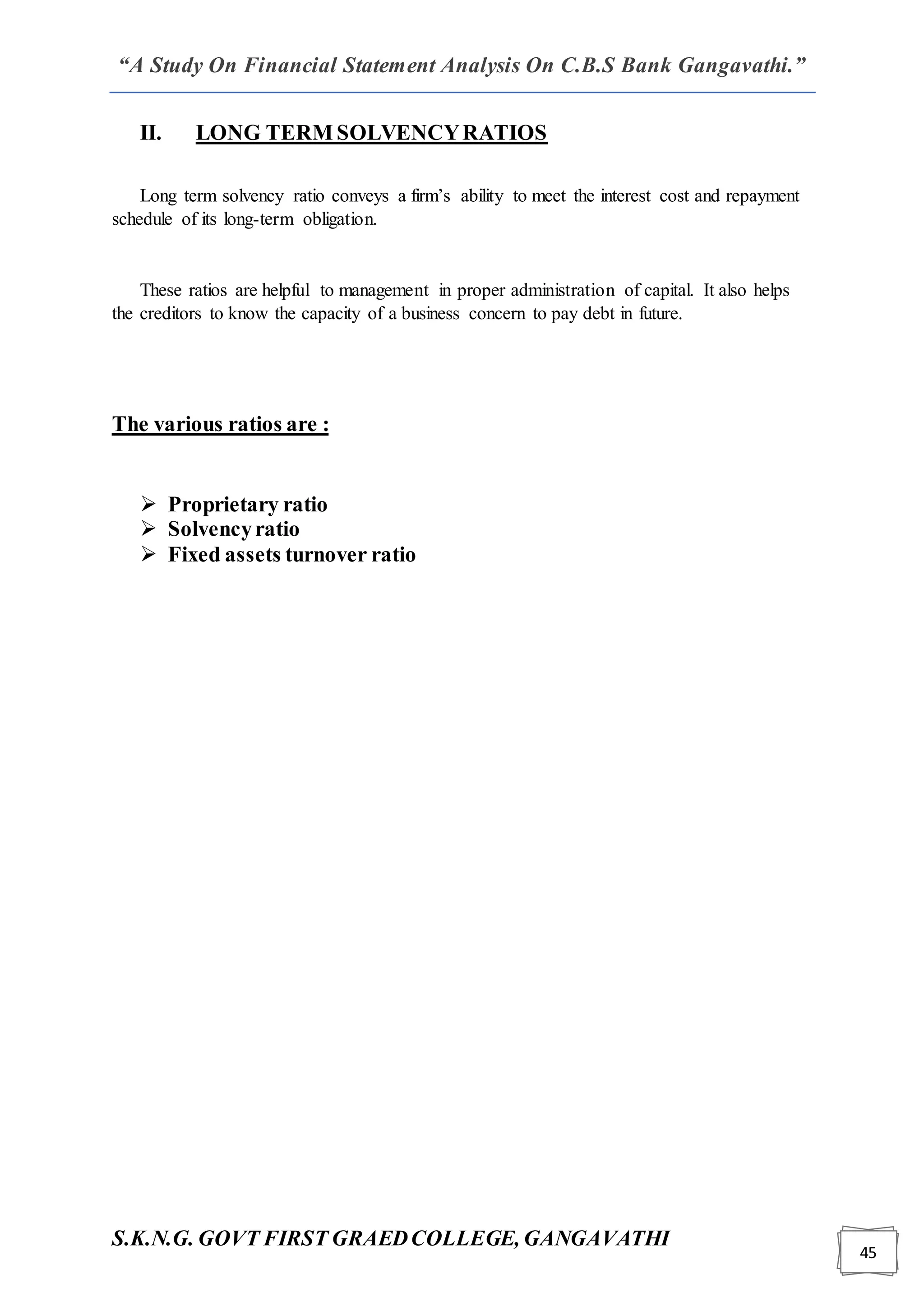 FINANCIAL STATEMENT ANALYSIS PROJECT | DOCX | Business Accounting ...