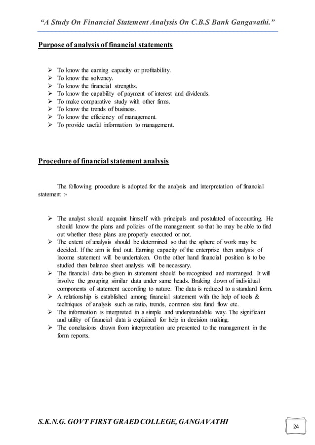 FINANCIAL STATEMENT ANALYSIS PROJECT | DOCX | Business Accounting ...