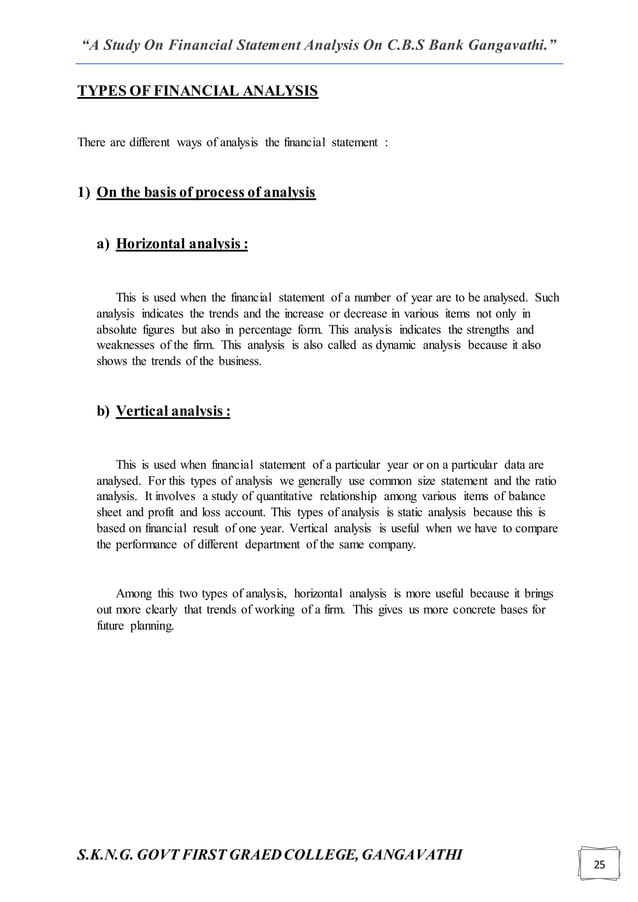 FINANCIAL STATEMENT ANALYSIS PROJECT | DOCX | Business Accounting ...