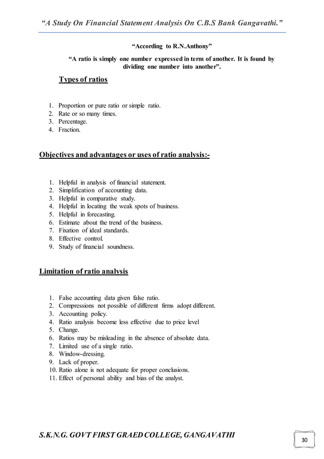 FINANCIAL STATEMENT ANALYSIS PROJECT | DOCX | Business Accounting ...