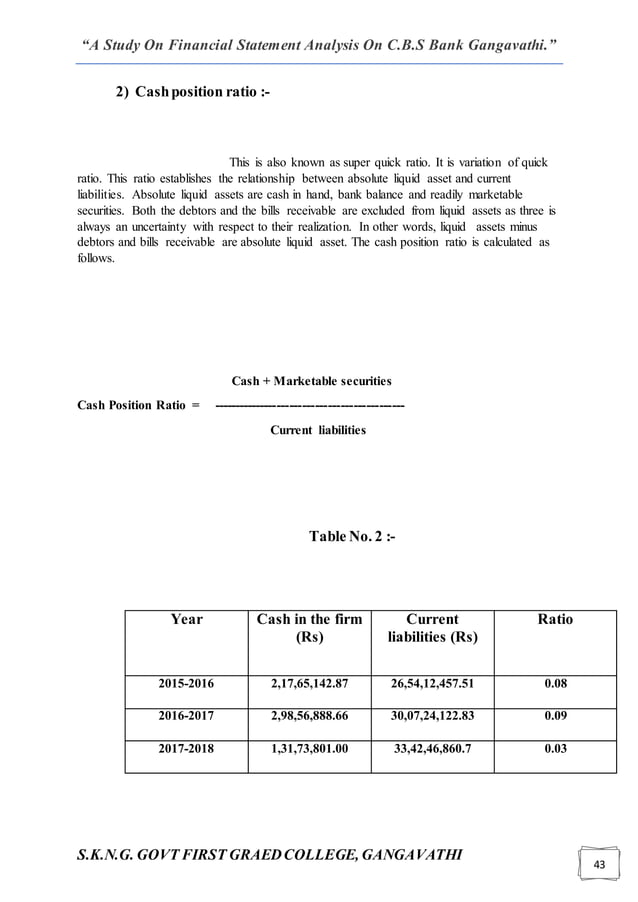 FINANCIAL STATEMENT ANALYSIS PROJECT | DOCX | Business Accounting ...