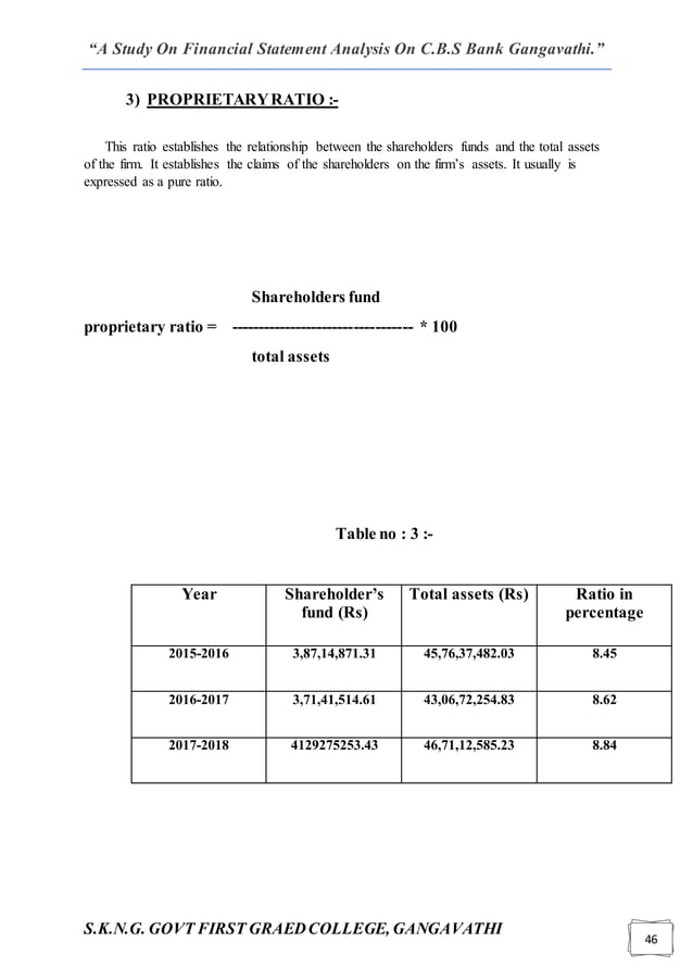 FINANCIAL STATEMENT ANALYSIS PROJECT | DOCX | Business Accounting ...