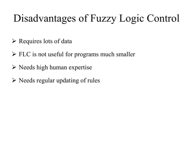 Fuzzy Logic Controller Pptx Programming Languages Computing
