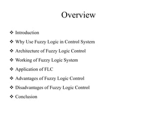 Fuzzy Logic Controller | PPTX