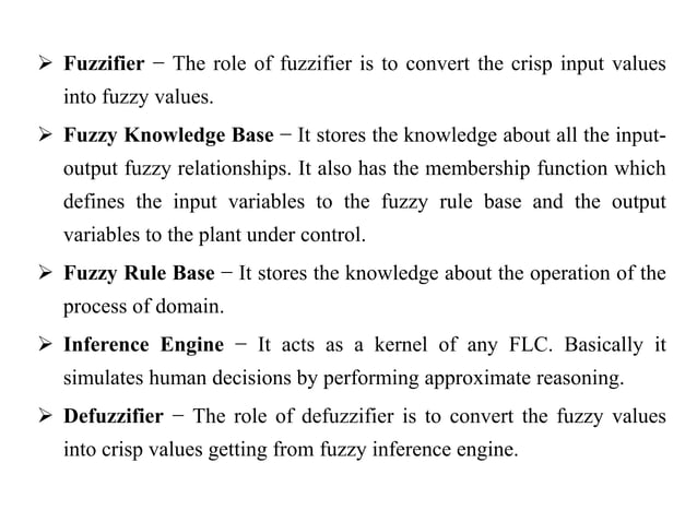 Fuzzy Logic Controller Pptx Programming Languages Computing