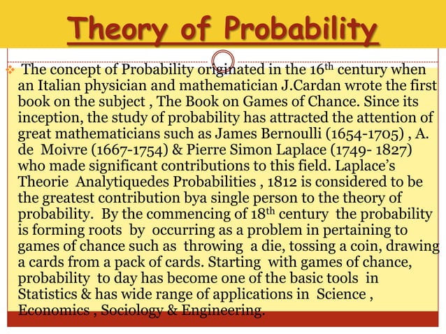 PROBABILITY | PPTX