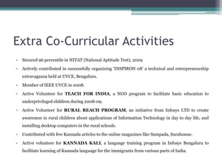 Vinay kumar V resume | PPTX | Programming Languages | Computing