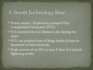 E-BOMB ppt | PPT