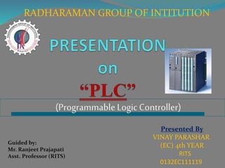 programmable logic controller presentation | PPTX