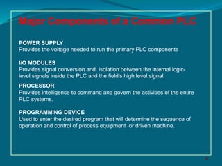 programmable logic controller presentation | PPTX