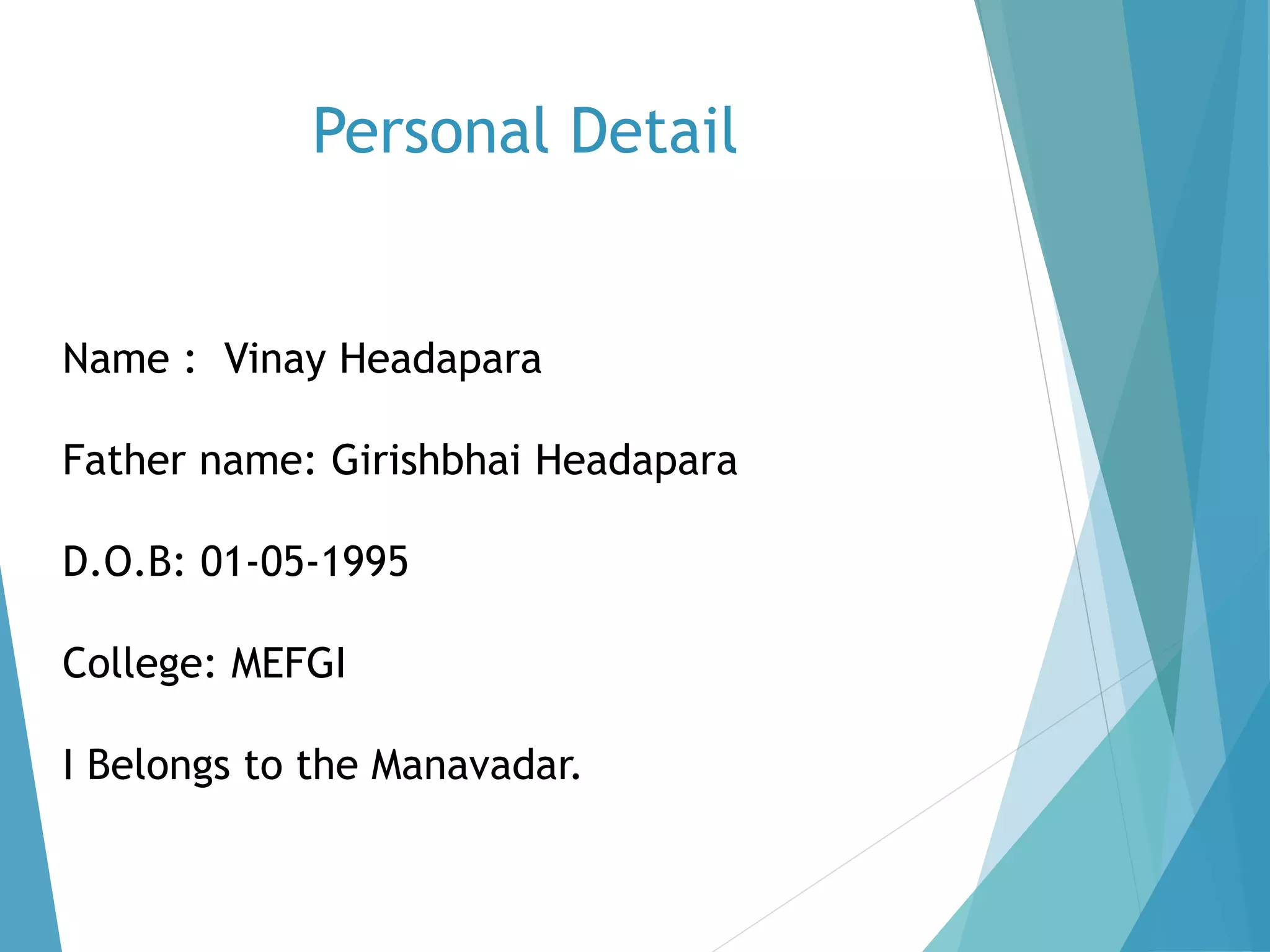 Vinay ppt | PPT