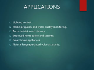 CONTROLLING HOME APPLIANCES WITH IOT,BLYNK APP & NODE MCU | PPTX