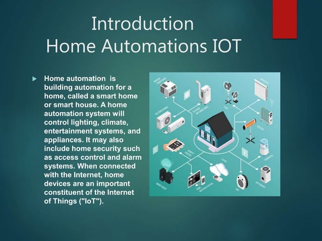 CONTROLLING HOME APPLIANCES WITH IOT,BLYNK APP & NODE MCU | PPTX | Smart Home | Home & Garden