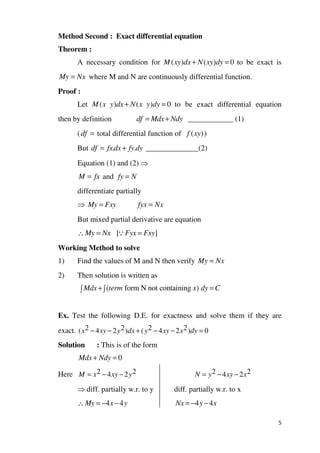 Differential Equation | PDF