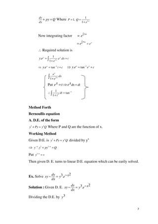 Differential Equation | PDF