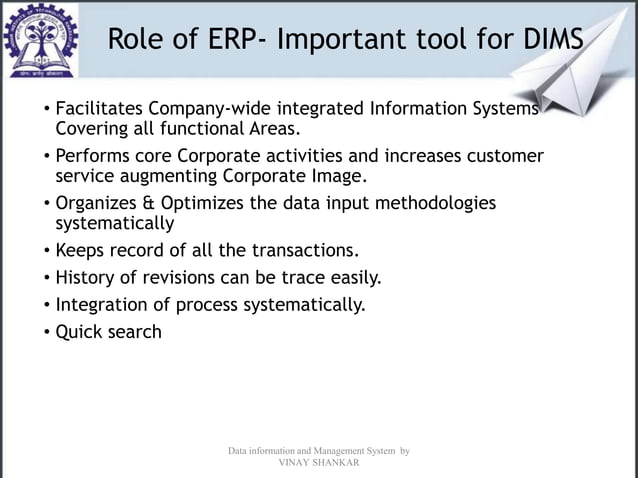 data information and management system user prespective | PPT