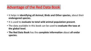 singh vinay- red data book and endangered plant species | PPTX