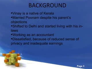 Vinay's predicament | PPT
