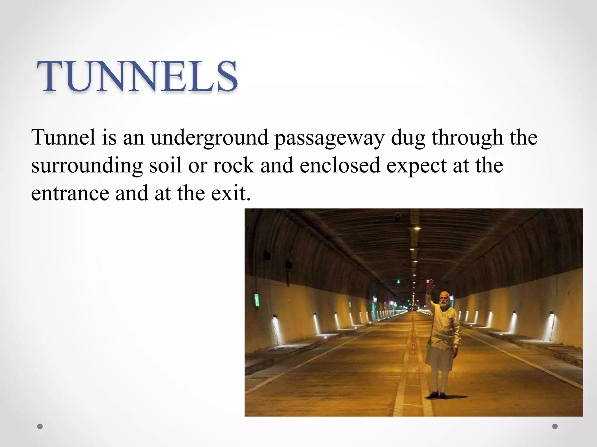 Tunnel constructions | PPTX