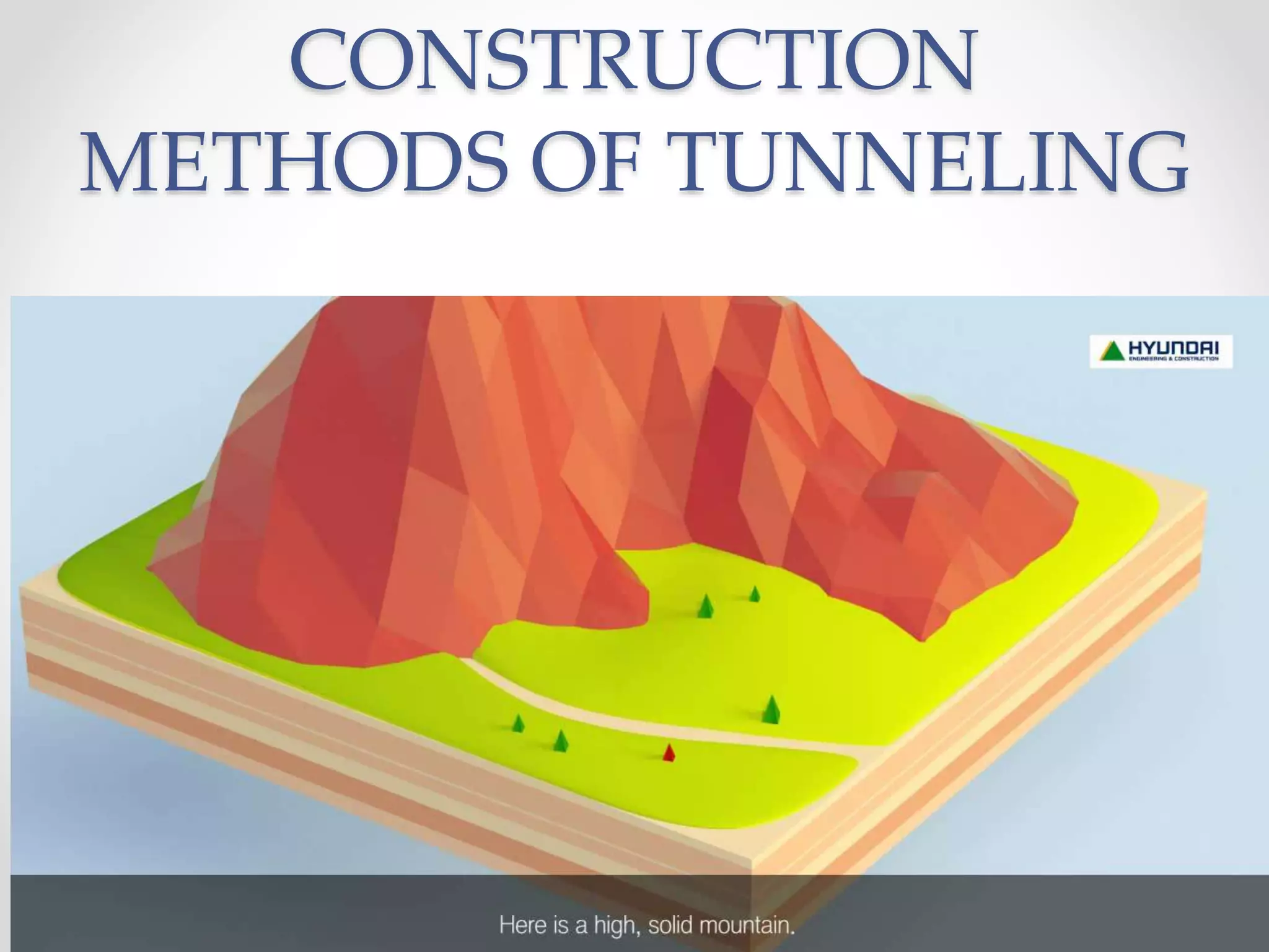 Tunnel constructions | PPTX