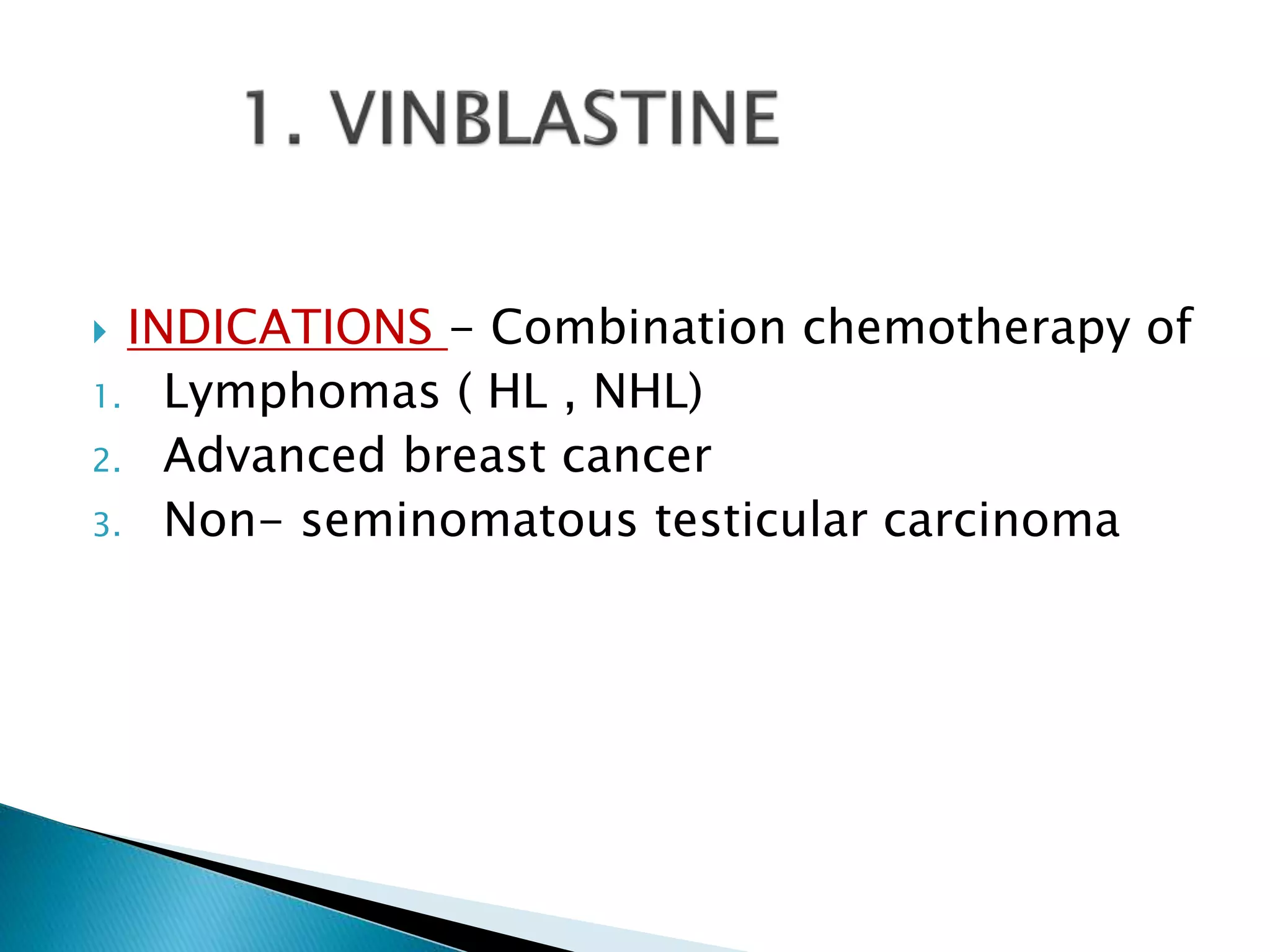 Vinca alkaloids | PPTX