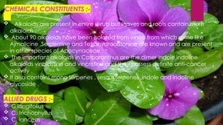 vinca ppt. by pritypriya pharmacognosy 4 | PPT