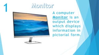 Parts of a Computer | PPT