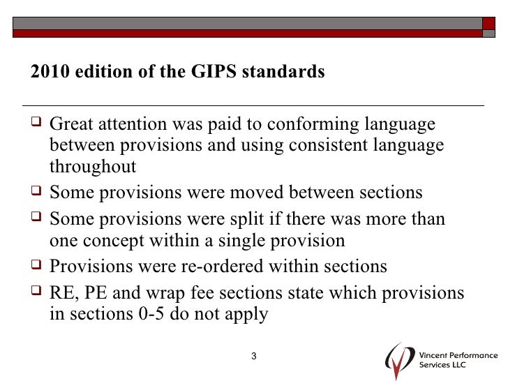 Highlights of Changes to the GIPS® Standards
