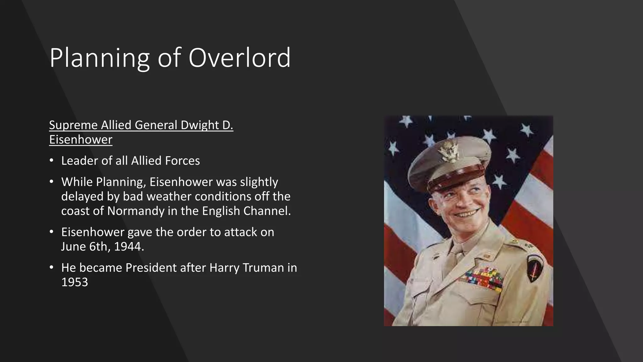 Operation Overlord - World War 11: Project Presentation Slideshow | PPTX