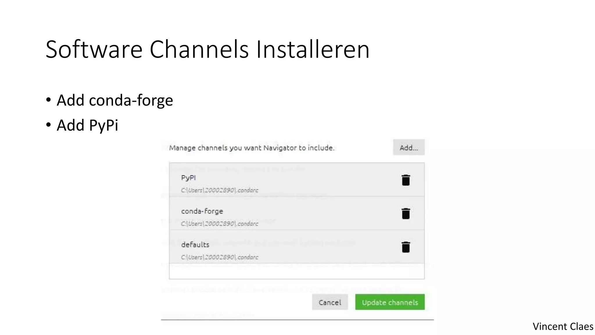 Installation Anaconda Navigator for Python Workshop | PPT