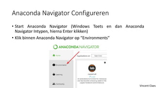 Installation Anaconda Navigator for Python Workshop | PPT