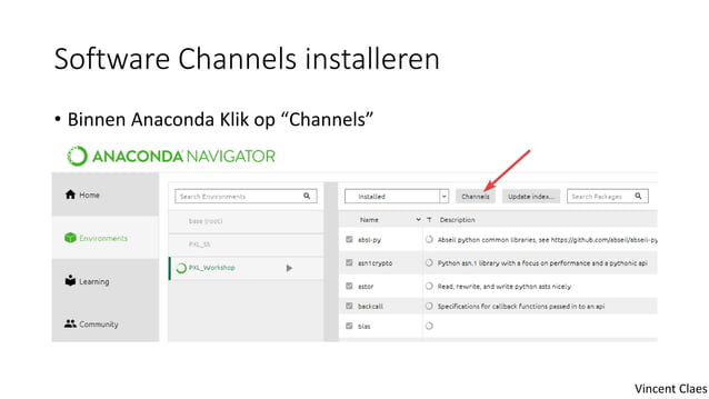 Installation Anaconda Navigator for Python Workshop | PPT