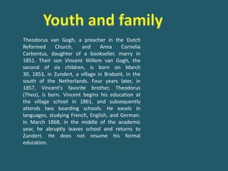 Vincent Van Gogh Biography | PPTX
