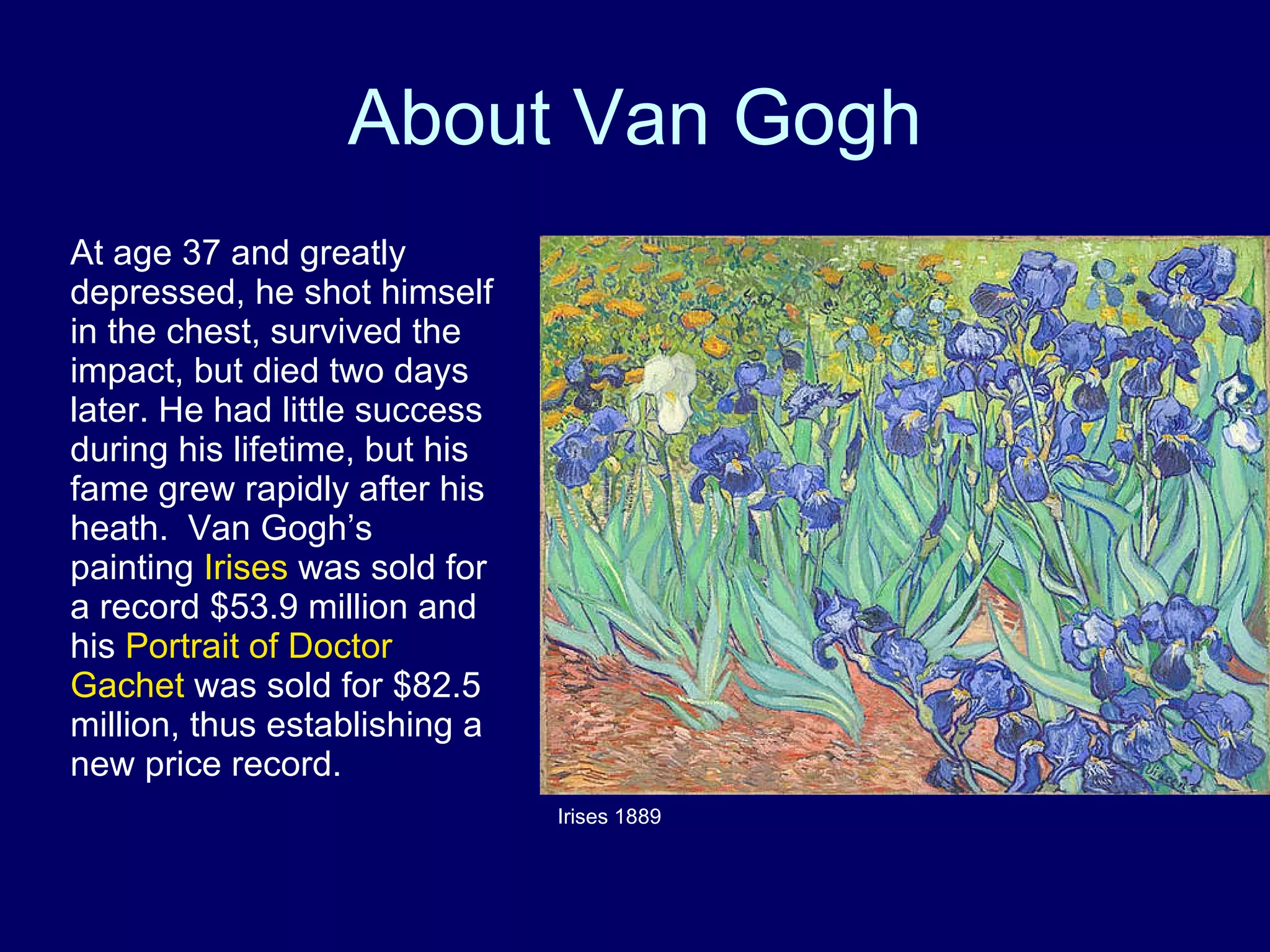 Vincent van gogh | PPT