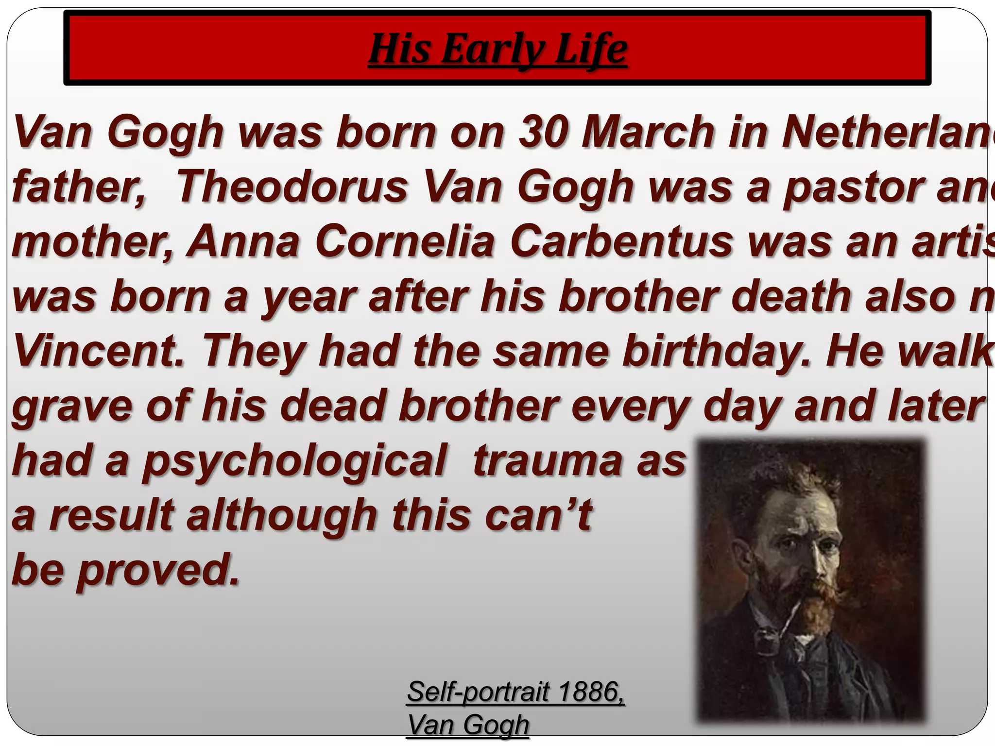 Vincent van gogh | PPTX