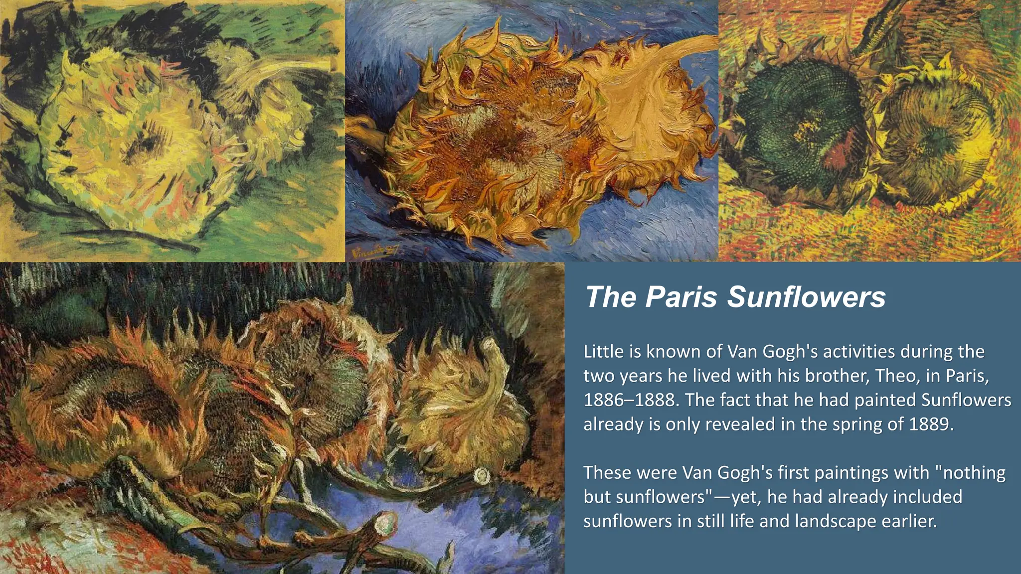 Vincent van Gogh/ Van Gogh and his Sunflowers | PPTX