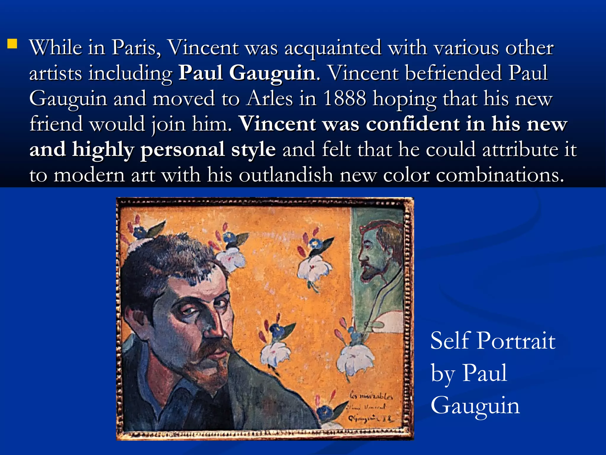 Vincent van gogh pp | PPT