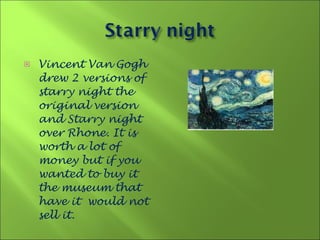 Vincent van gogh ppt | PPT