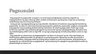 PAGSUSULAT | PPT