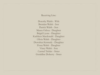 Vince Walsh Memorial | PPTX | Blood Disorders | Diseases and Conditions