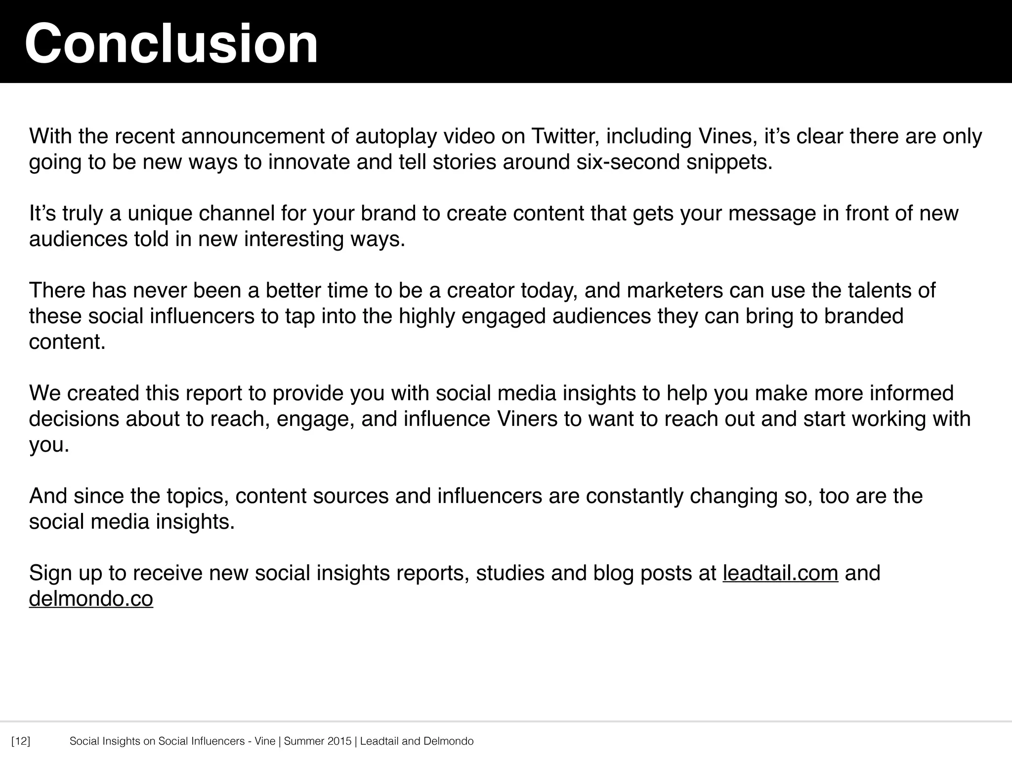 Do it for the Vine: Vine Stars' Interactions on Twitter | PPT