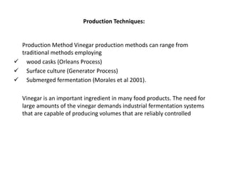 Vinegar Making | PPTX