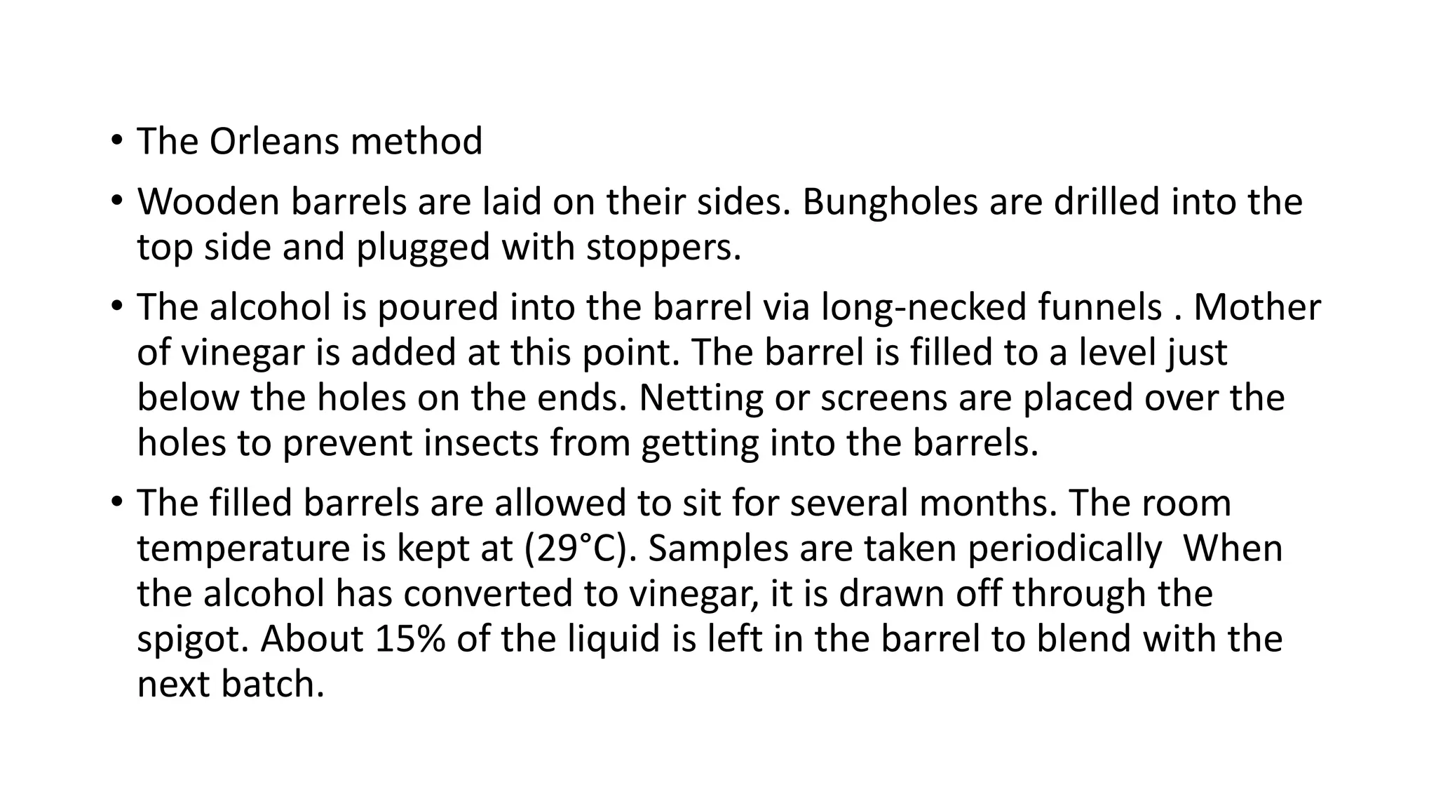 Vinegar Production | PPTX