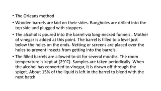 Vinegar Production | PPTX