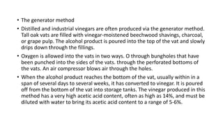 Vinegar Production | PPTX